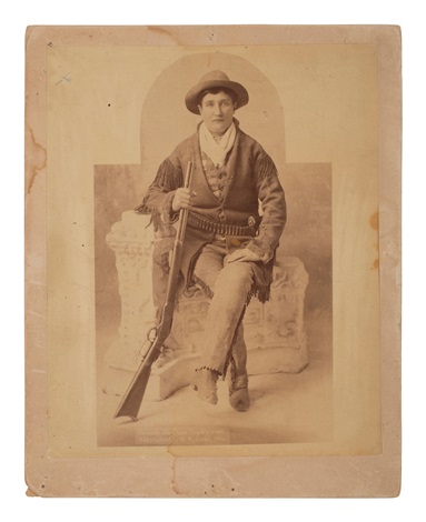 WESTERN AMERICANA. LOCKE, H.R. 1856-1927, photographer. Calamity Jane ...